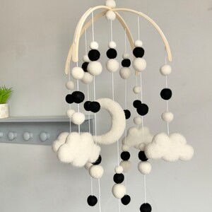 Black and White Sensory Baby Mobile / High Sensory Monochrome Baby ...
