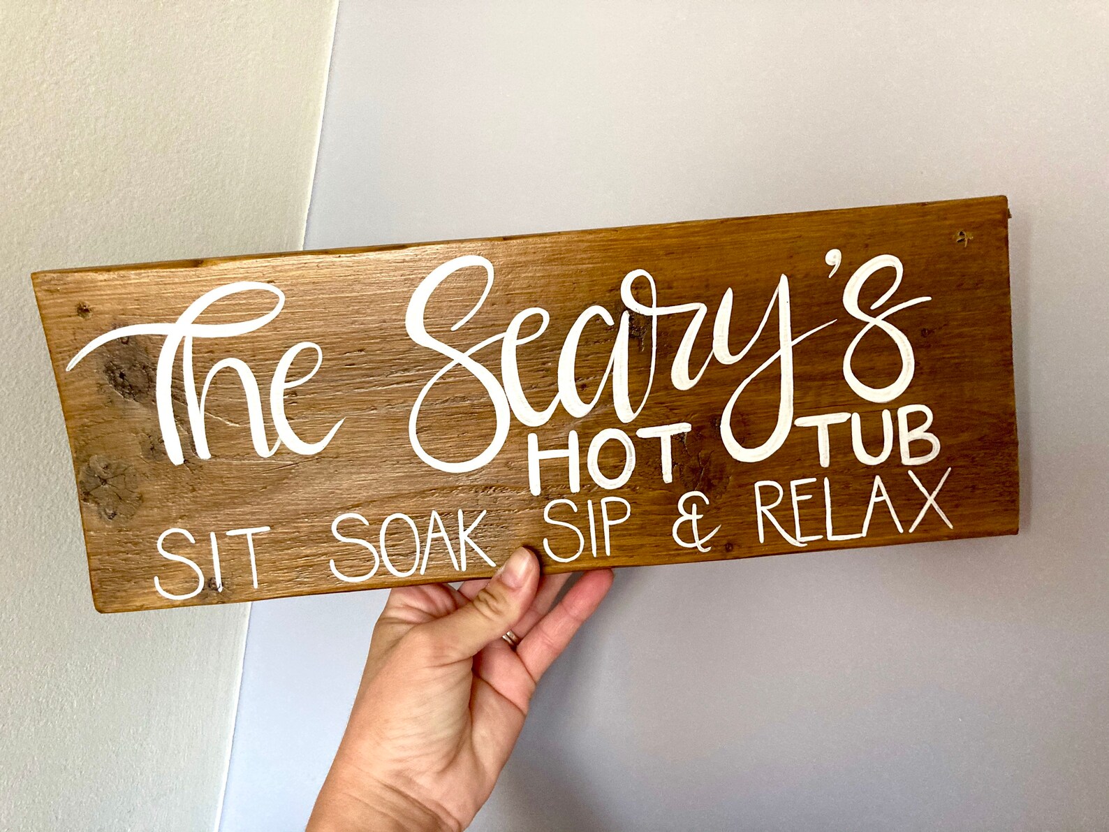 Hand painted rustic vintage wooden signs | Etsy