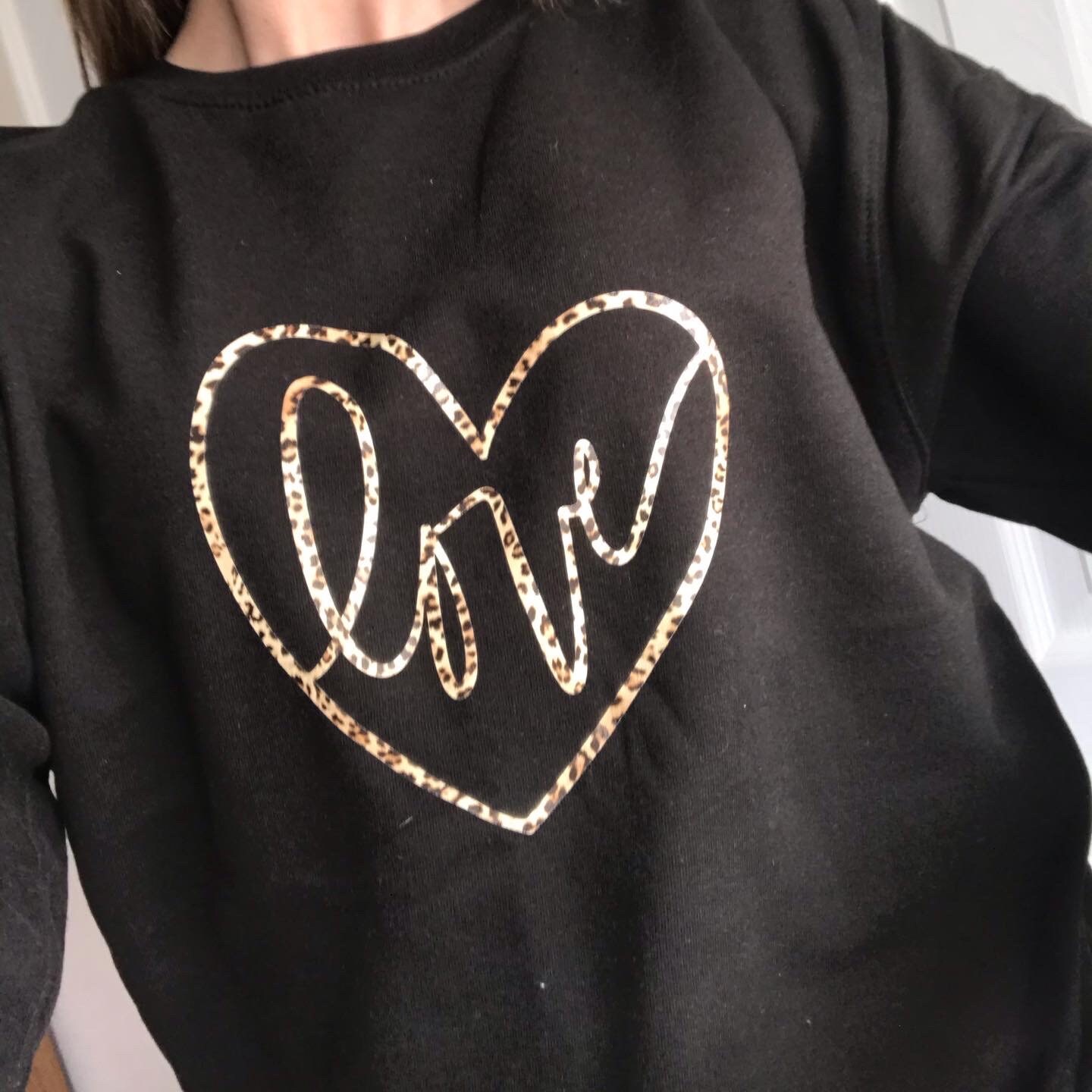 Love Leopard Print Fun Mum Jumper Quote Jumper - Etsy