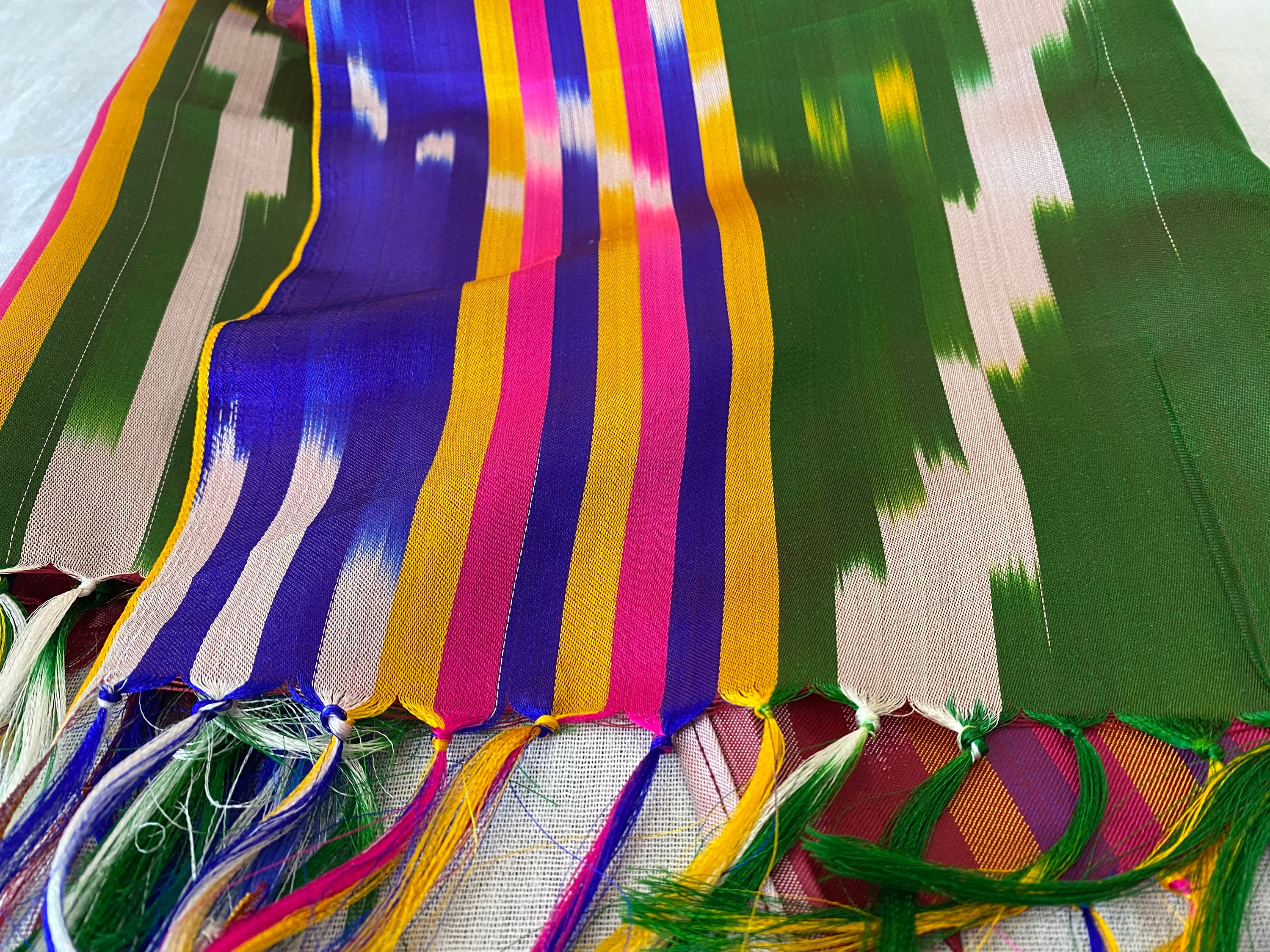 Shohi Atlas - King Silk Ikat - Etsy