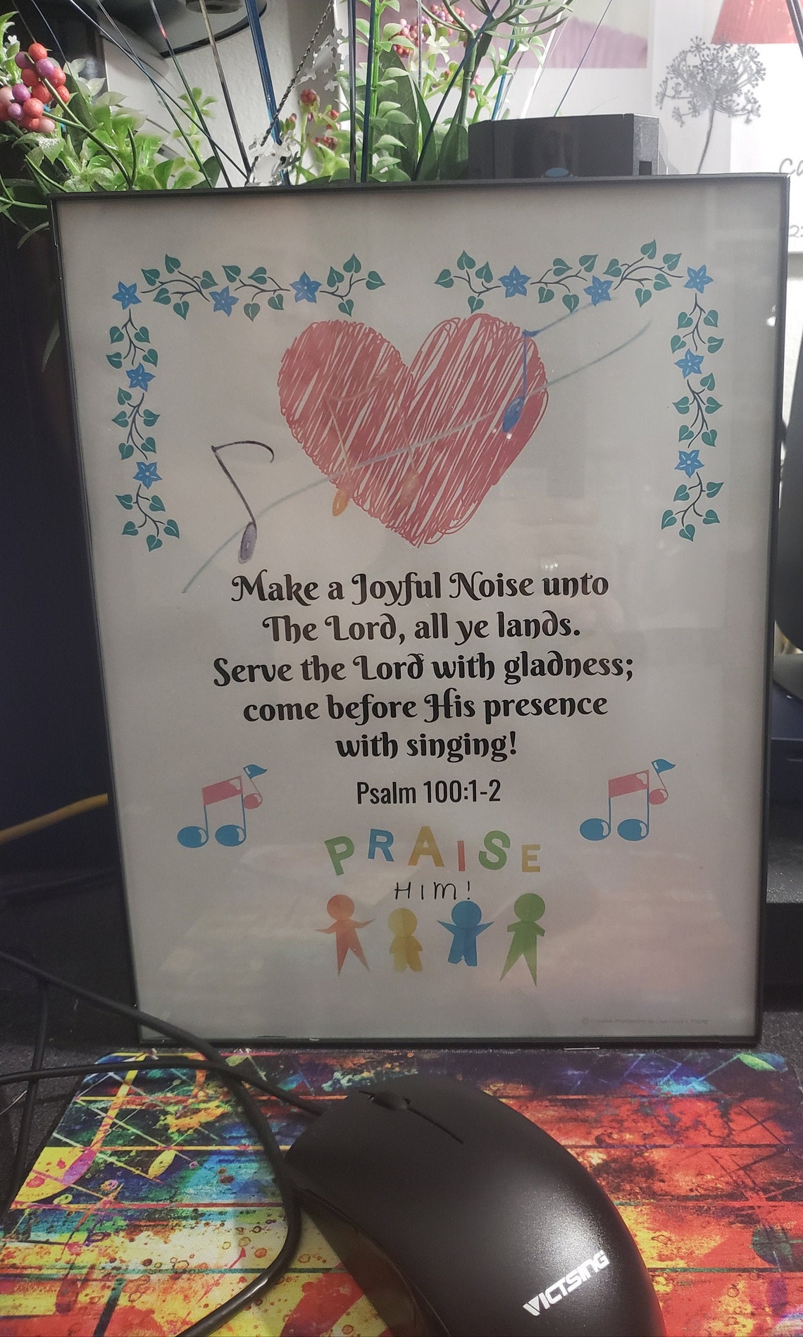 Make A Joyful Noise Psalm 100 Printable Download. Bible Verse - Etsy