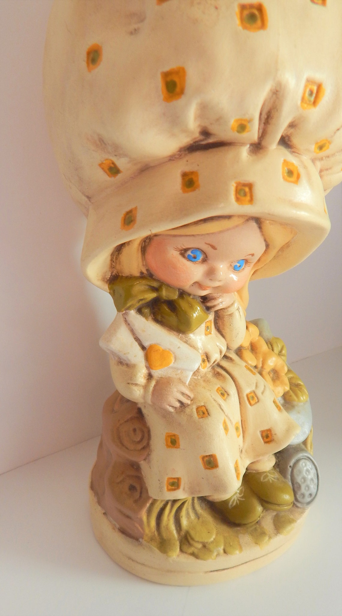 1970s Custom Made Big Bonnet Girl Vintage Holly Hobbie - Etsy