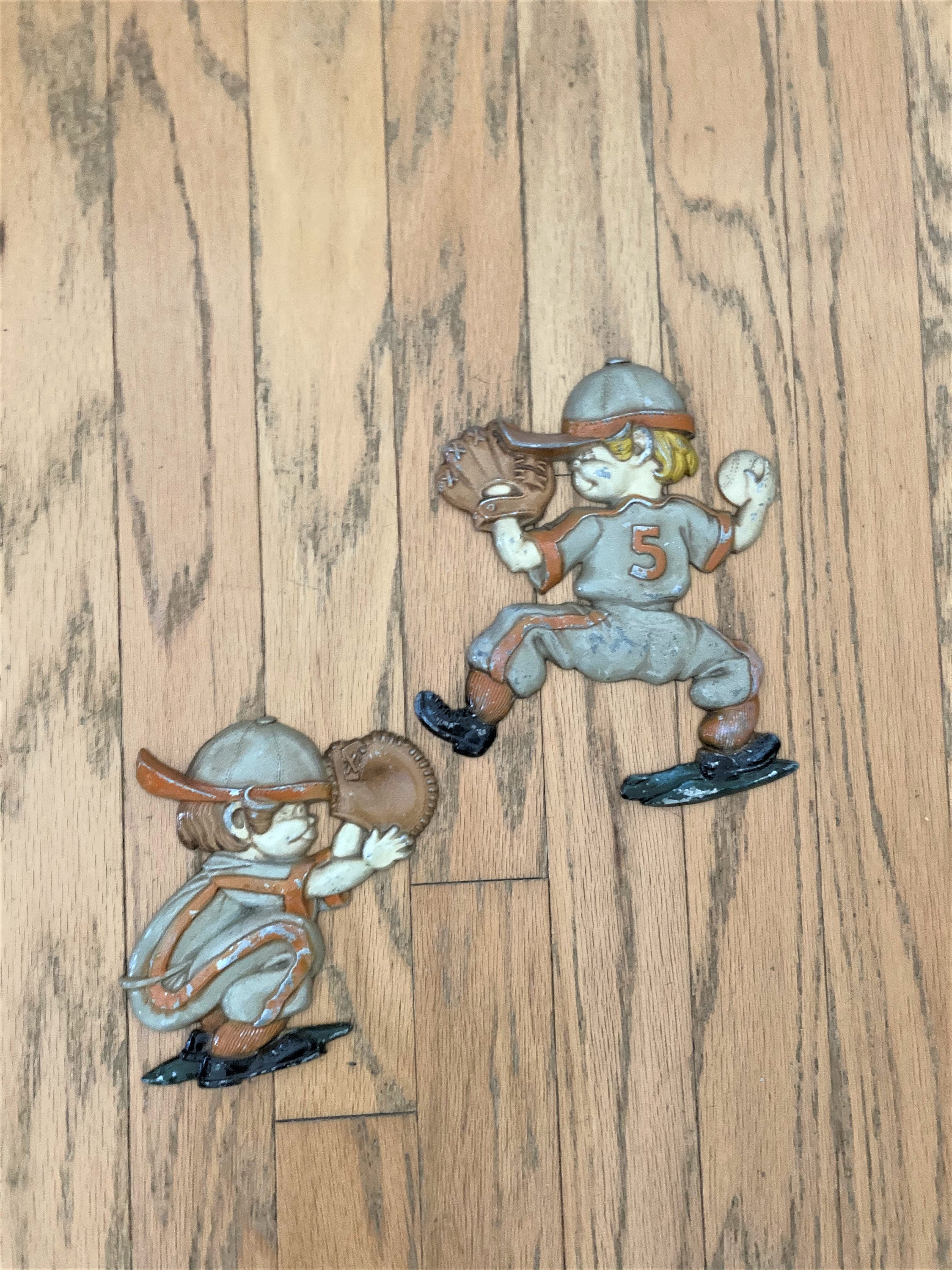 Vintage Sexton Metal Boys Room Decor Vintage Baseball Wall - Etsy