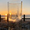 Upcycled Bombay Sapphire Sunset Tall Glass; Personalised Gin Glass, Gin ...