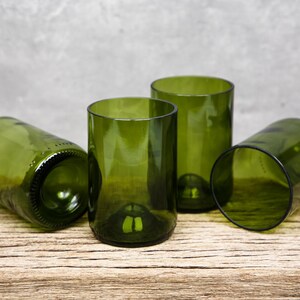 Set of Four Recycled Wine Glasses, Sustainable, Eco-friendly ...