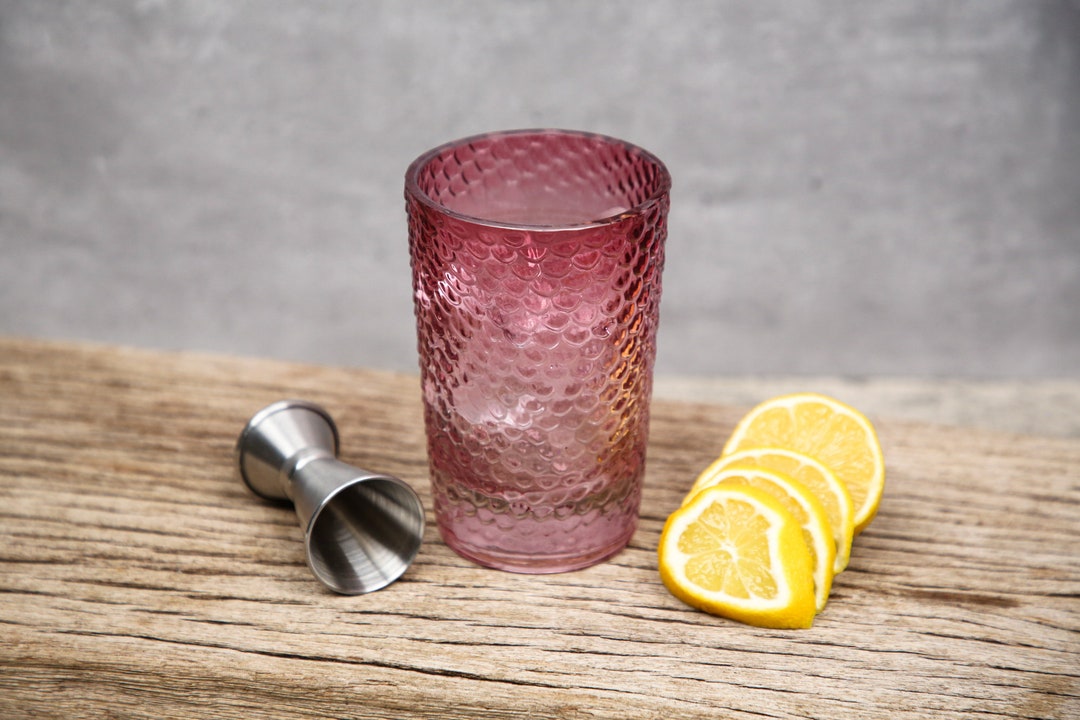 Upcycled Mermaid Pink Gin Glass; Unique Gin Lovers Gift, Gin Bottle ...