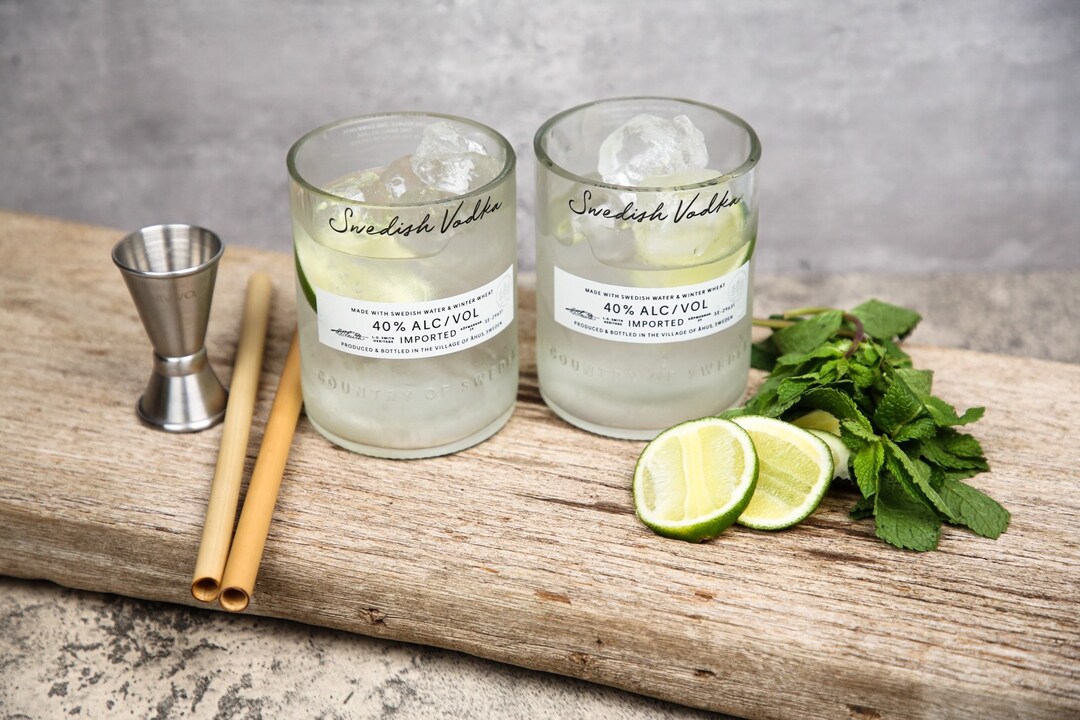 Absolut Vodka Glasses Unique Vodka Lovers Gift, Vodka Gift, Vodka ...