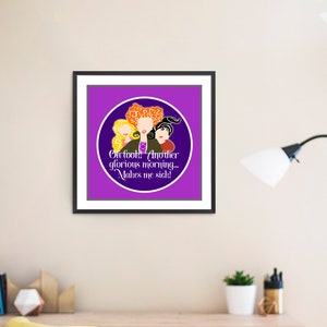 Hocus Pocus Another Beautiful Morning Round Door Hanger - Etsy