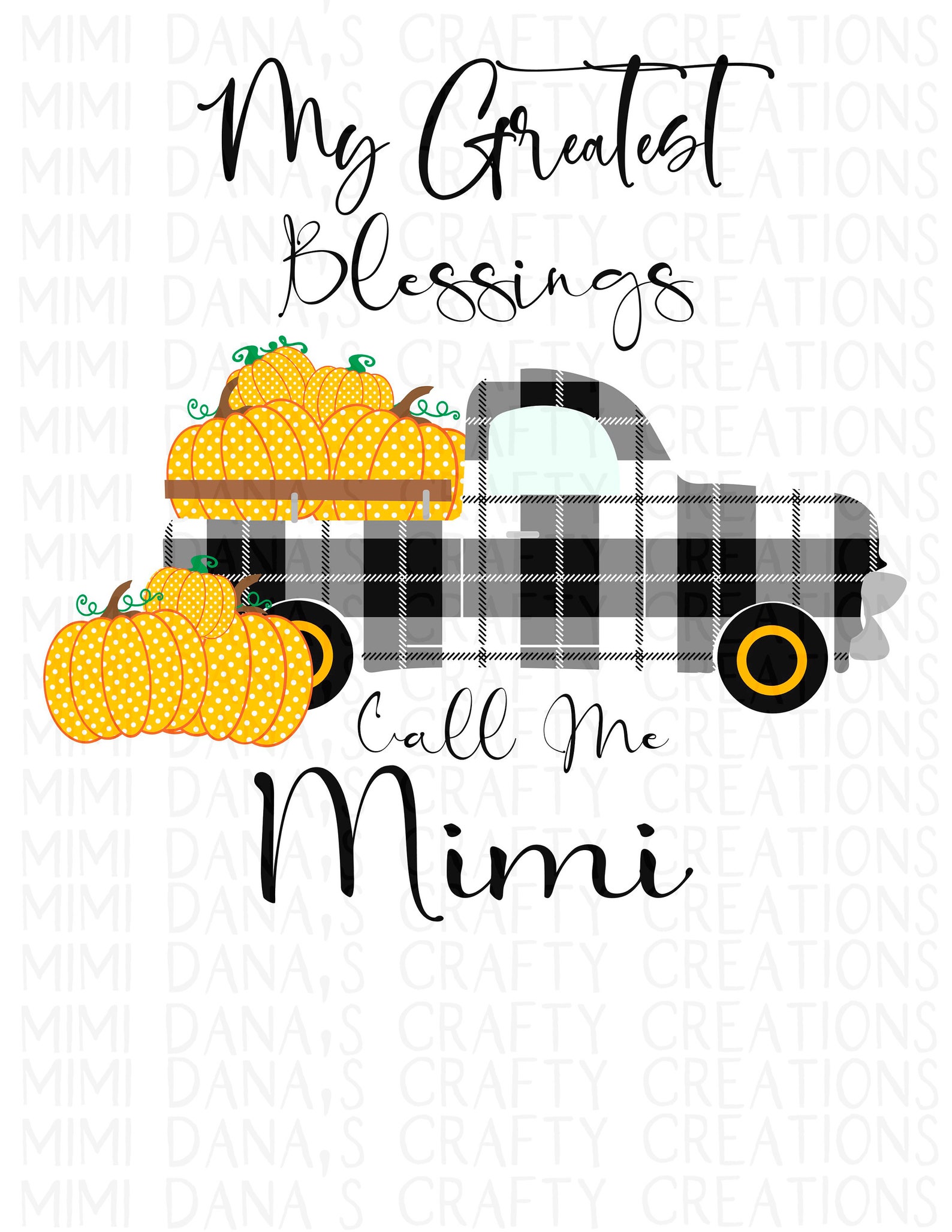 My Greatest Blessings Call Me Mimi Clipart transparent PNG | Etsy
