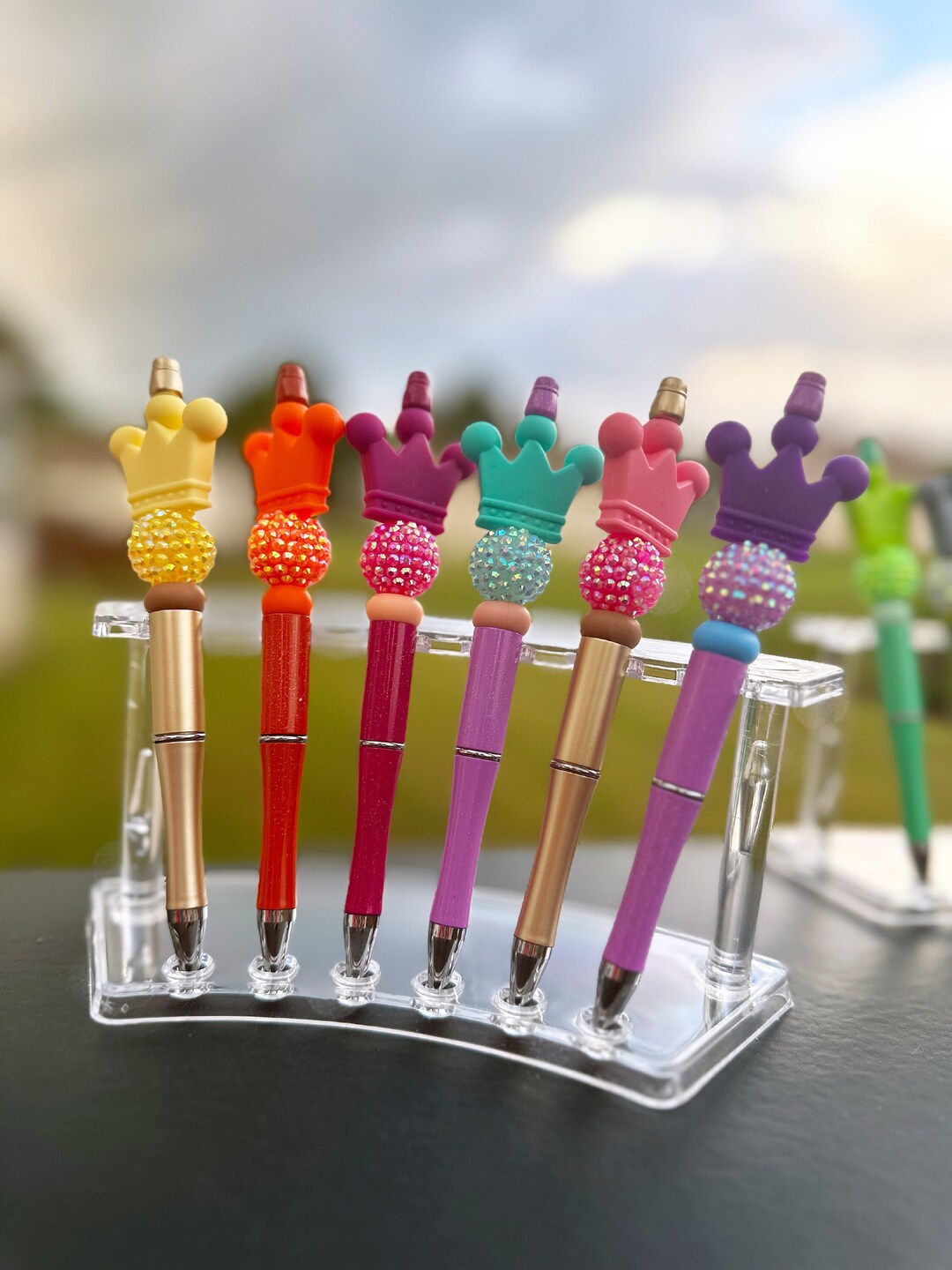 Beaded Crown Pens - Etsy