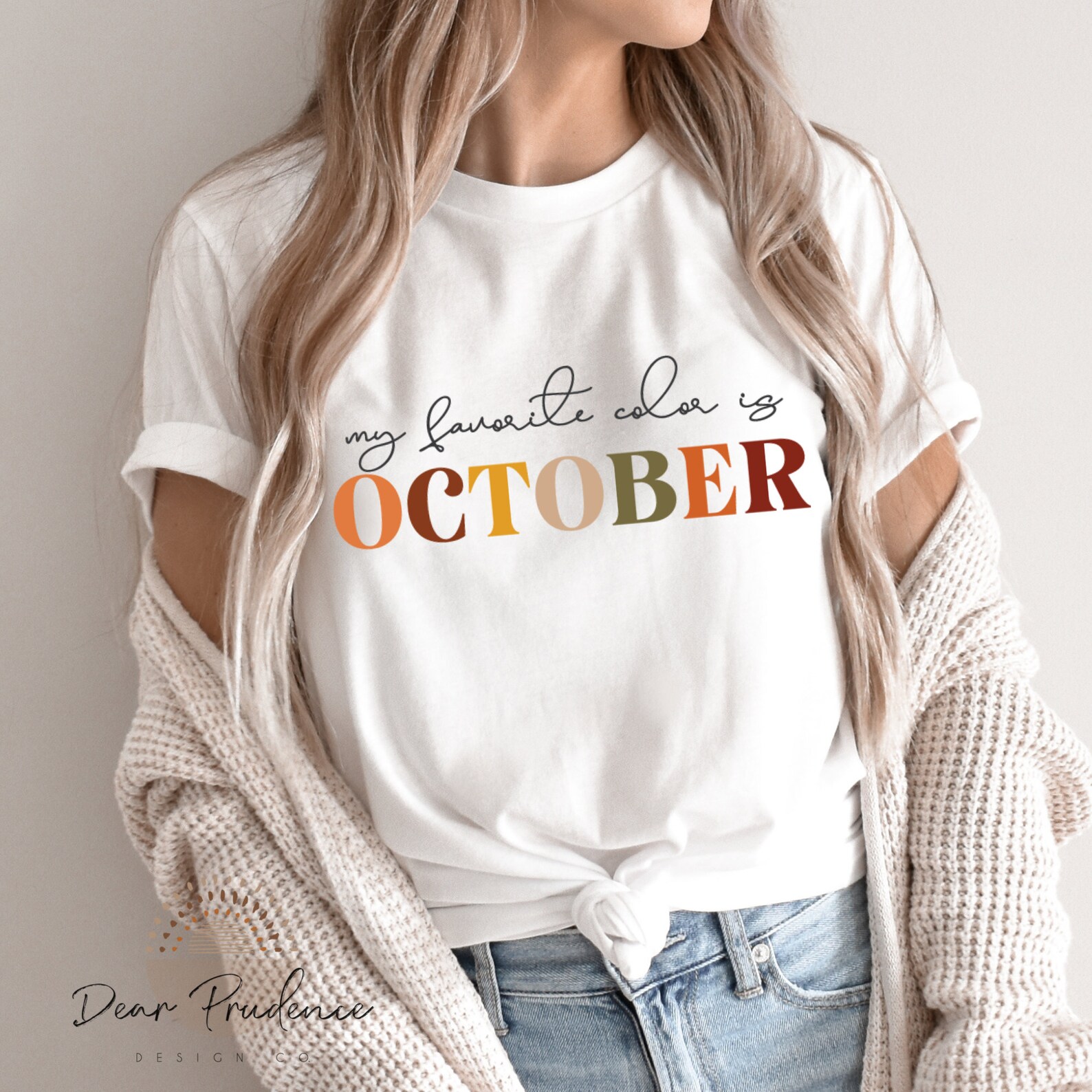 October SVG My Favorite Color is October SVG Fall SVG Fall Cutfile ...