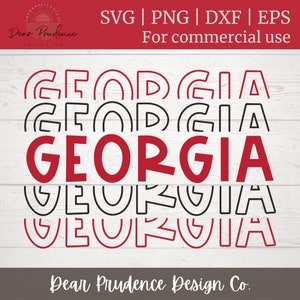 Georgia SVG - GA SVG - Georgia Eps - Georgia Dxf - Georgia Png ...