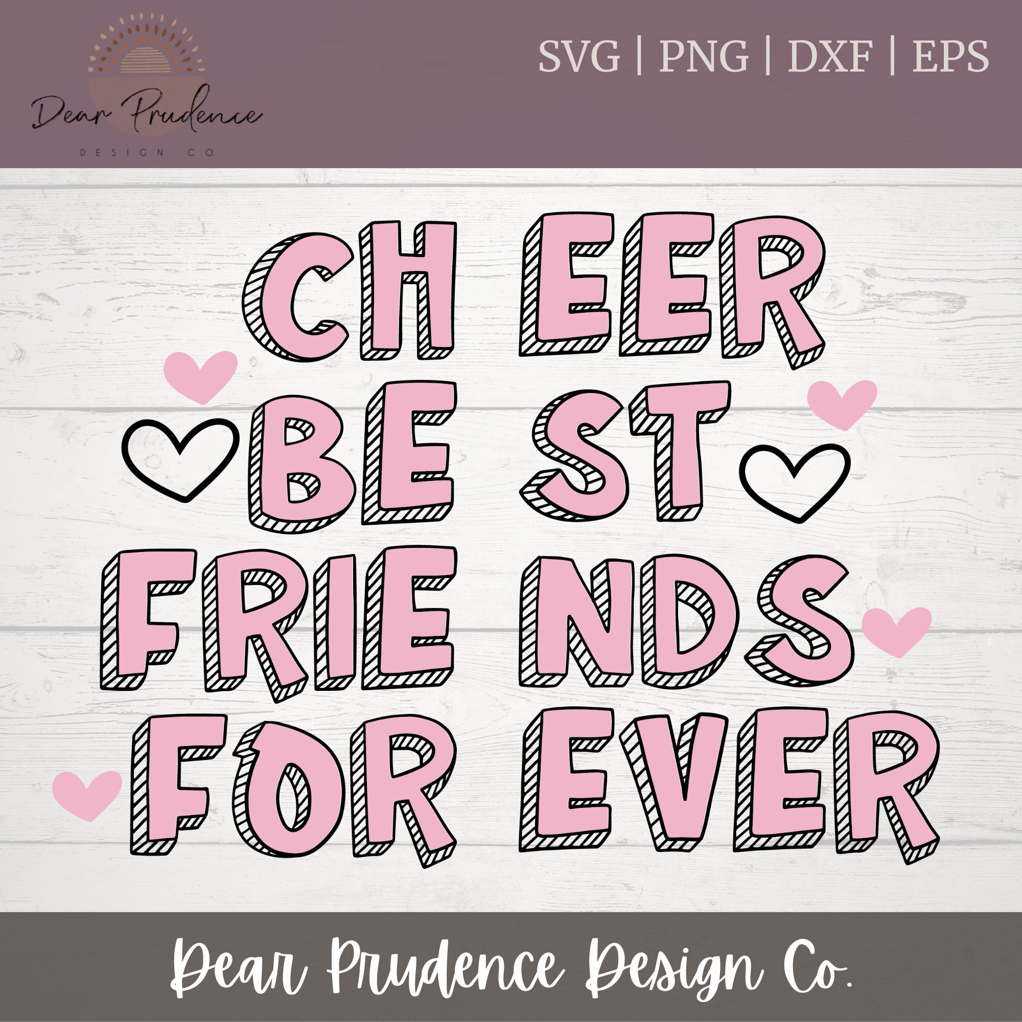 Cheer Best Friends Forever SVG Cheer Friends SVG Cheer - Etsy Finland