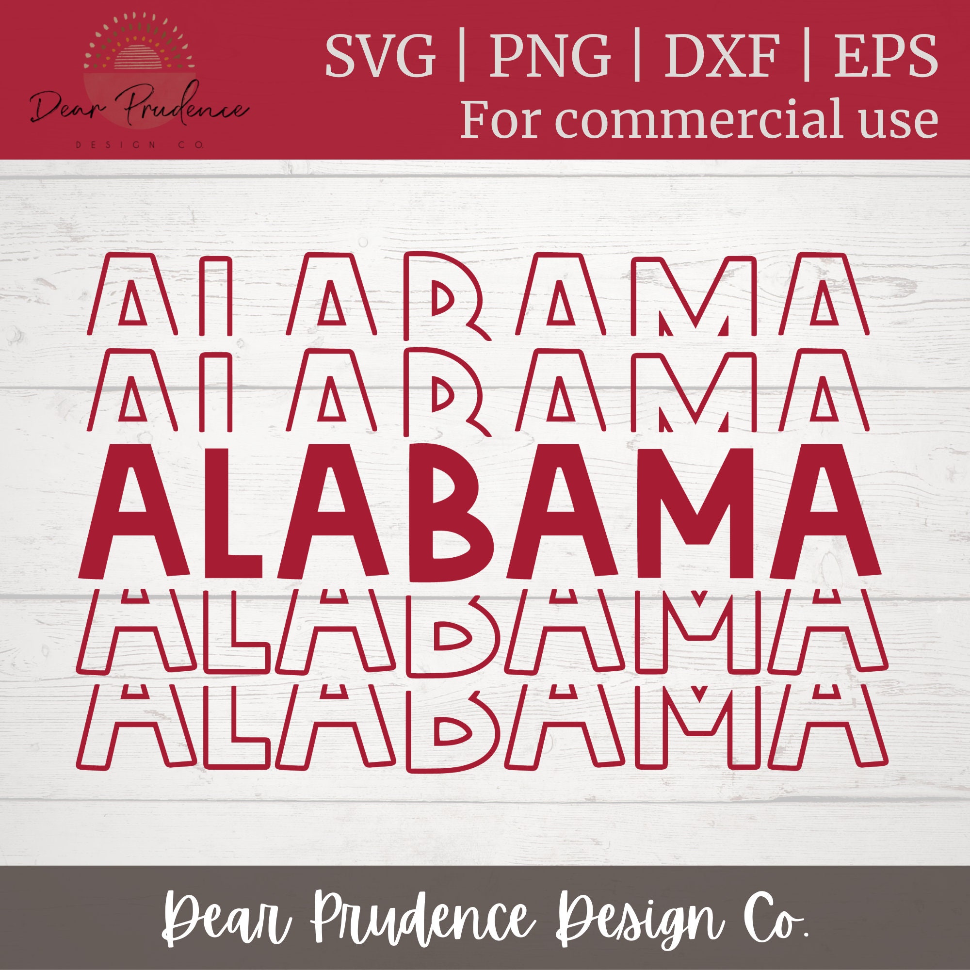 Alabama SVG AL SVG Alabama Eps Alabama Dxf Alabama Png | Etsy