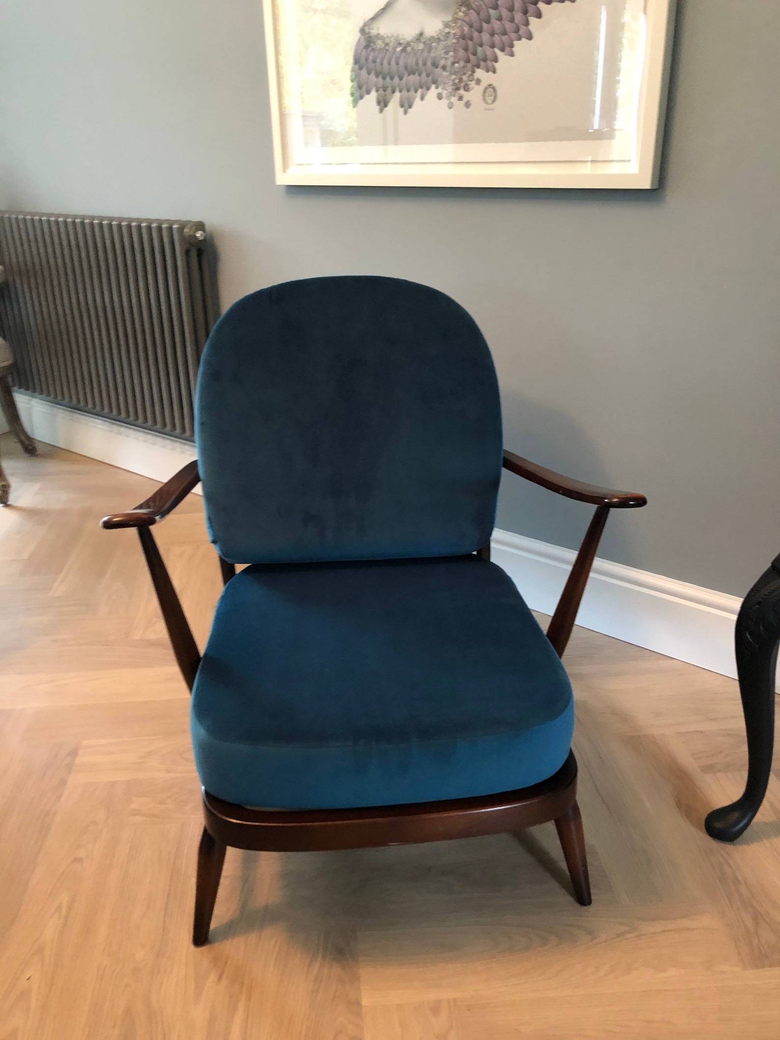 Ercol 203 Armchair Ercol Chair Dark Wood Ercol Spindle | Etsy UK