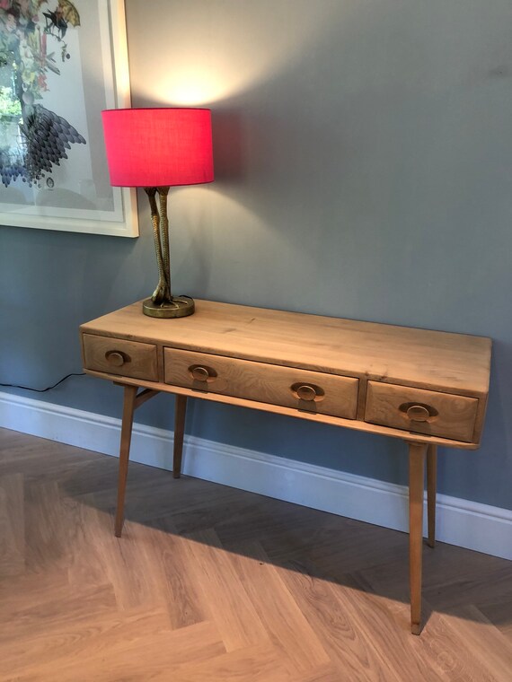 Ercol dressing table Ercol console table mid century table | Etsy