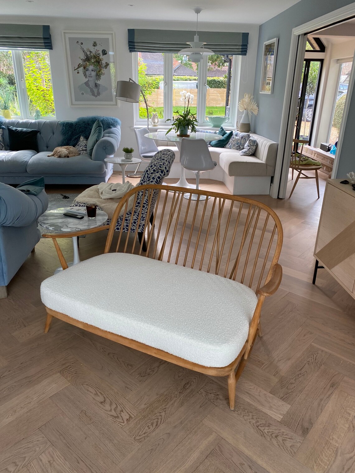 Ercol 203 Sofa , Ercol Sofa, Ercol 2 Seater Sofa , Ercol Blonde 203 ...