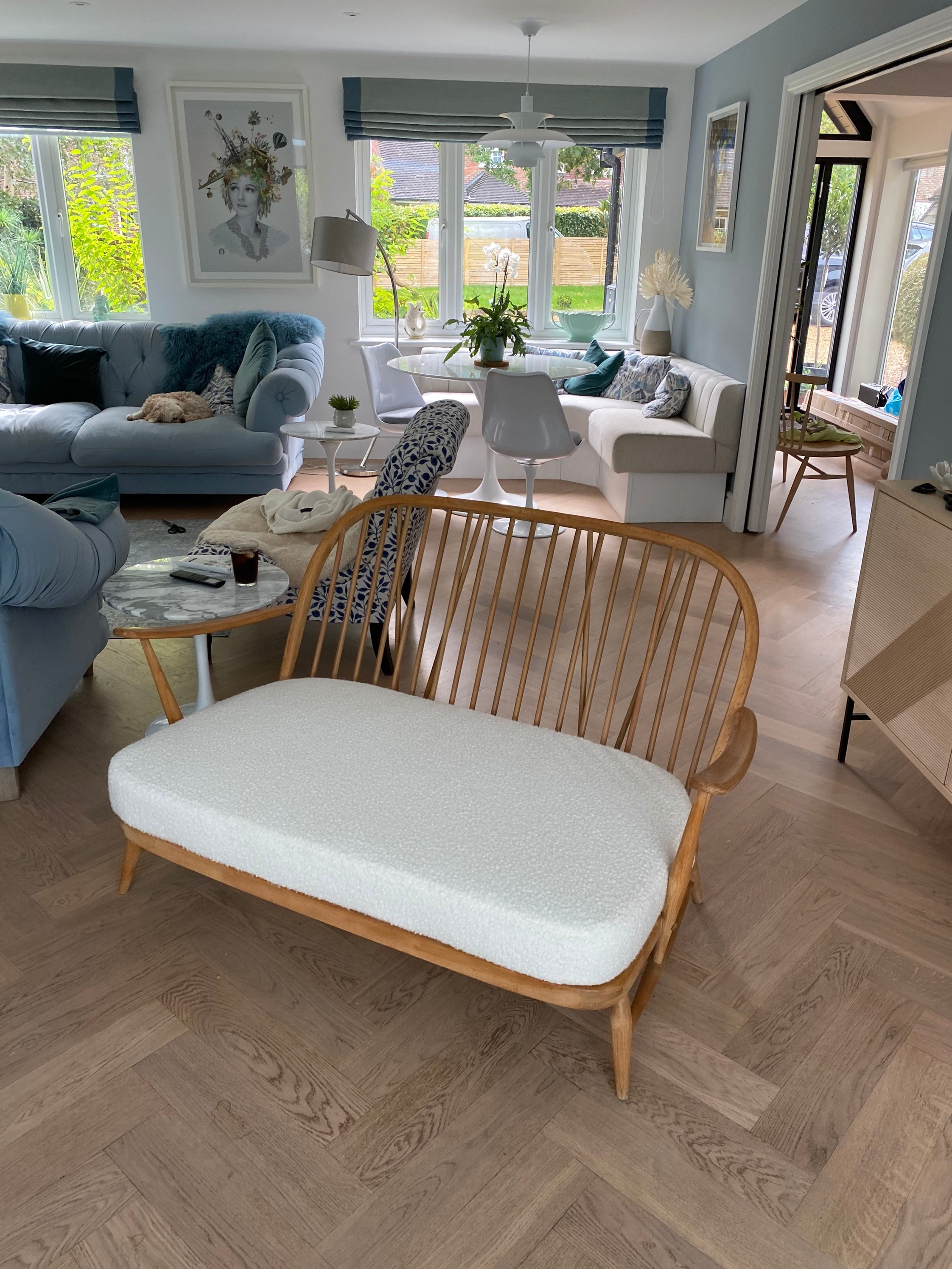 Ercol 203 Sofa , Ercol Sofa, Ercol 2 Seater Sofa , Ercol Blonde 203 ...