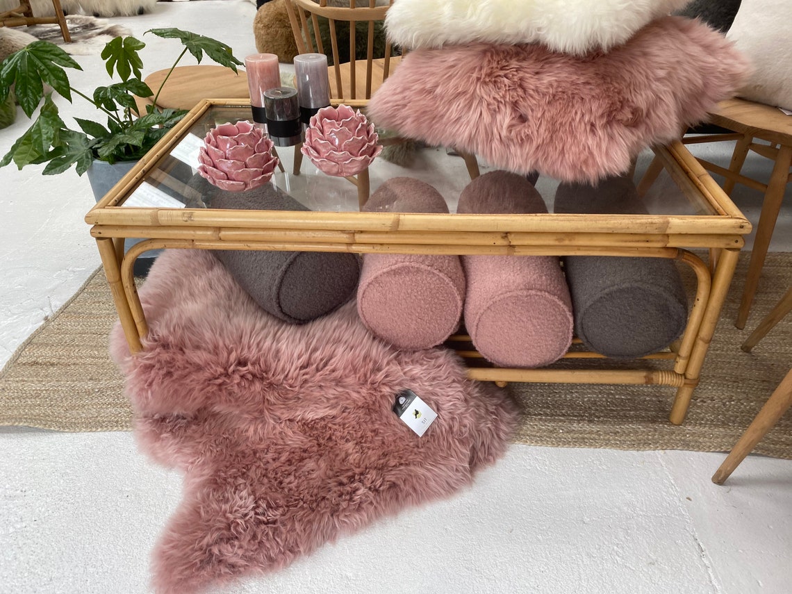 Boucle Bolster Cushion Round Cushion Boucle Scatter Cushion - Etsy UK