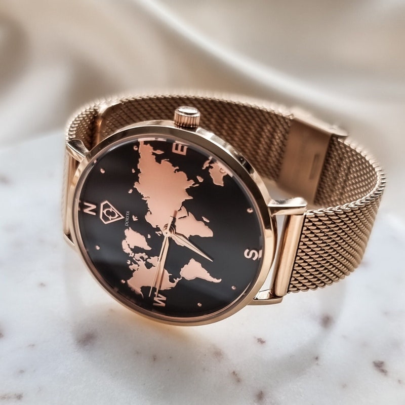 World Map Watch - Etsy