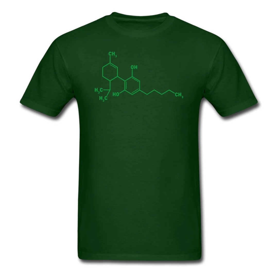 CBD Molecule Shirt CBD Shirt Medical Marijuana Cannabis - Etsy