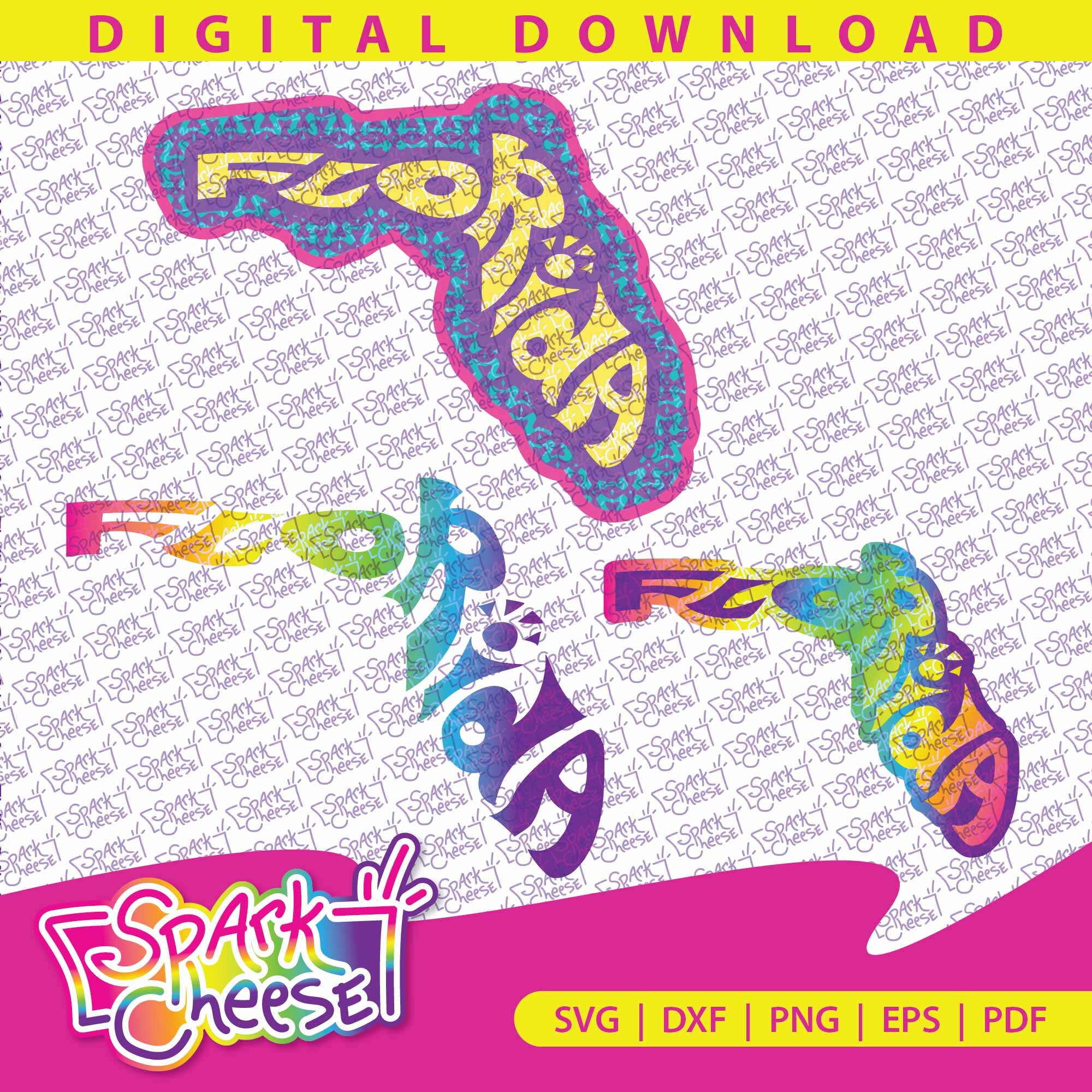 Florida SVG eps pdf dxf png | Etsy