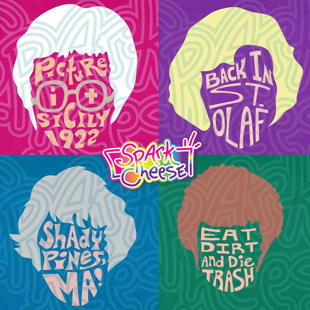 80s GG Quote Bundle - 4 Pack - SVG Cut File Digital Download Vinyl ...