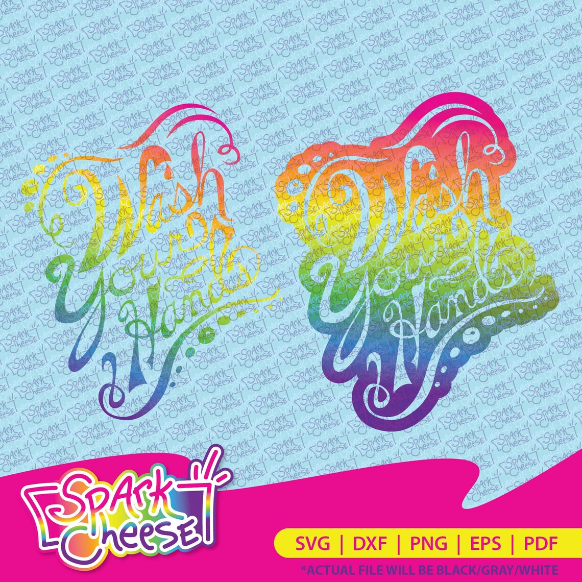 Wash Your Hands SVG Cut File Cricut Silhouette Digital Instant - Etsy