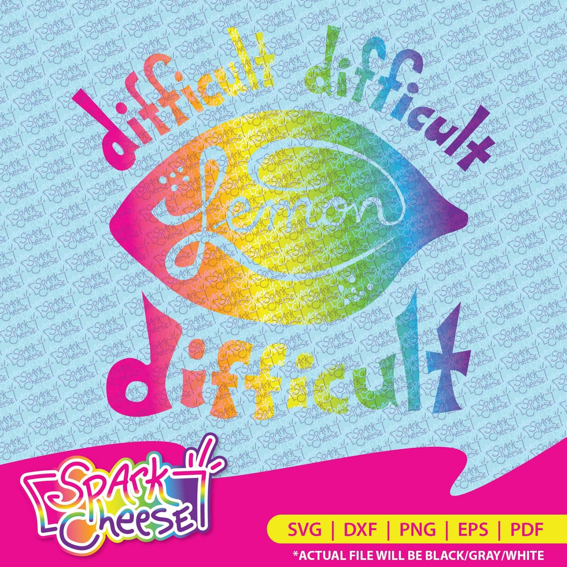 Difficult Difficult Lemon Difficult Not Easy Peasy Lemon - Etsy
