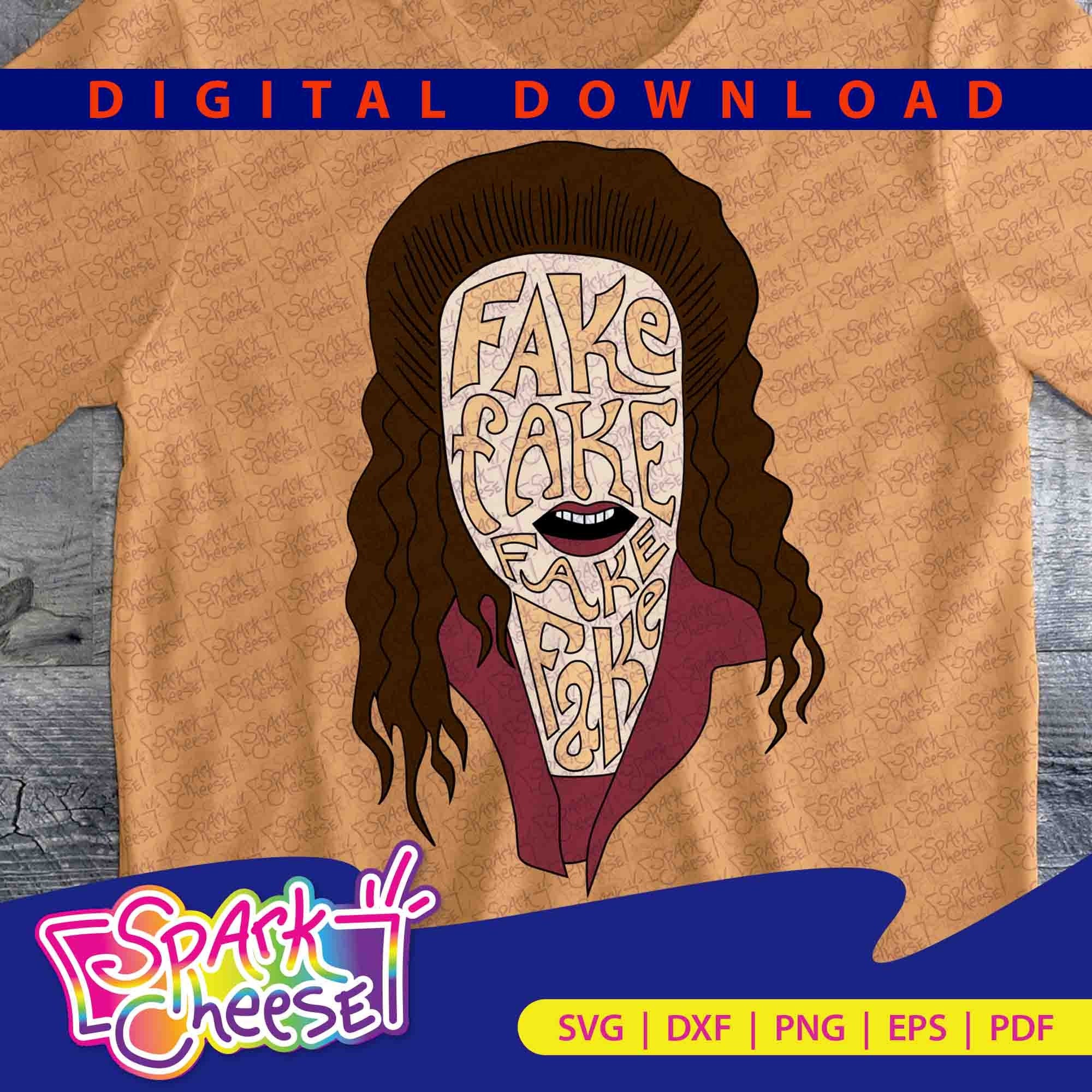 Elaine Fake Fake Fake Fake SVG Eps Dxf Pdf Png Cut or Print - Etsy