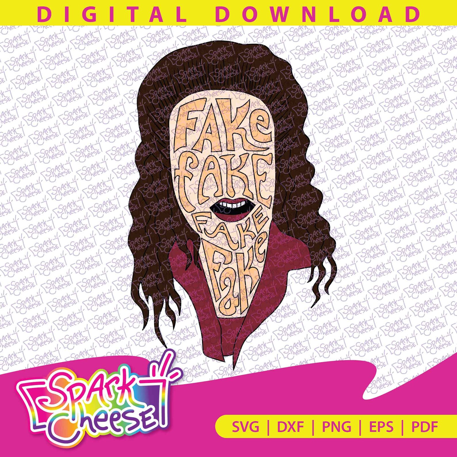 Elaine Fake Fake Fake Fake SVG Eps Dxf Pdf Png Cut or Print - Etsy