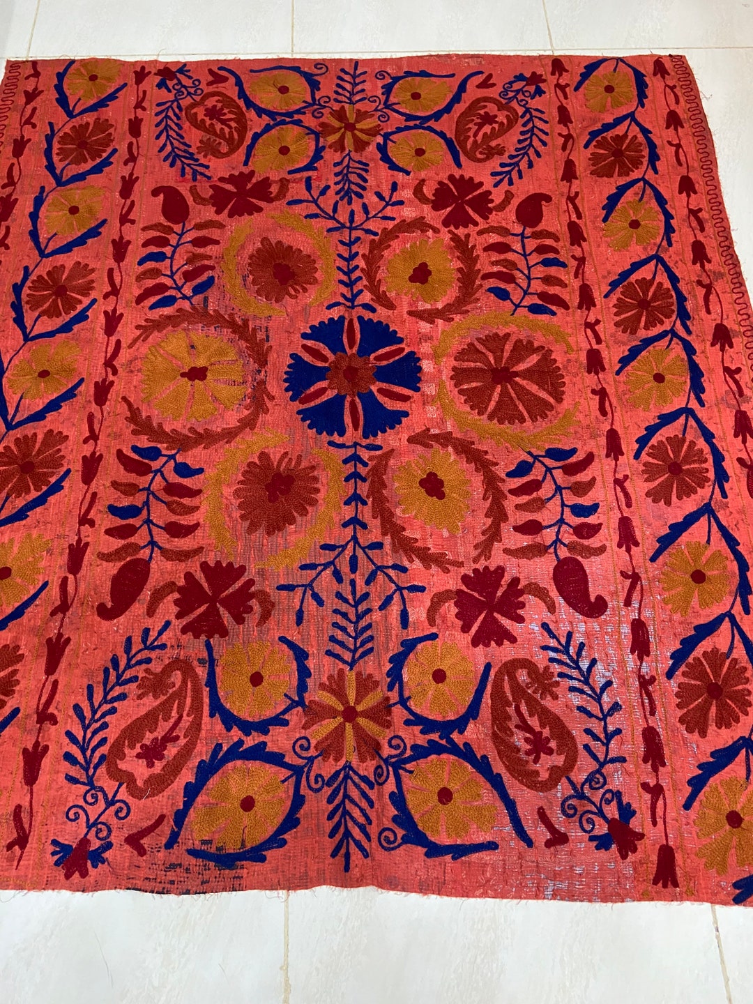 Exclusive Suzani Kantha Quilt Handmade Throw,homedecor,uzbekistan ...