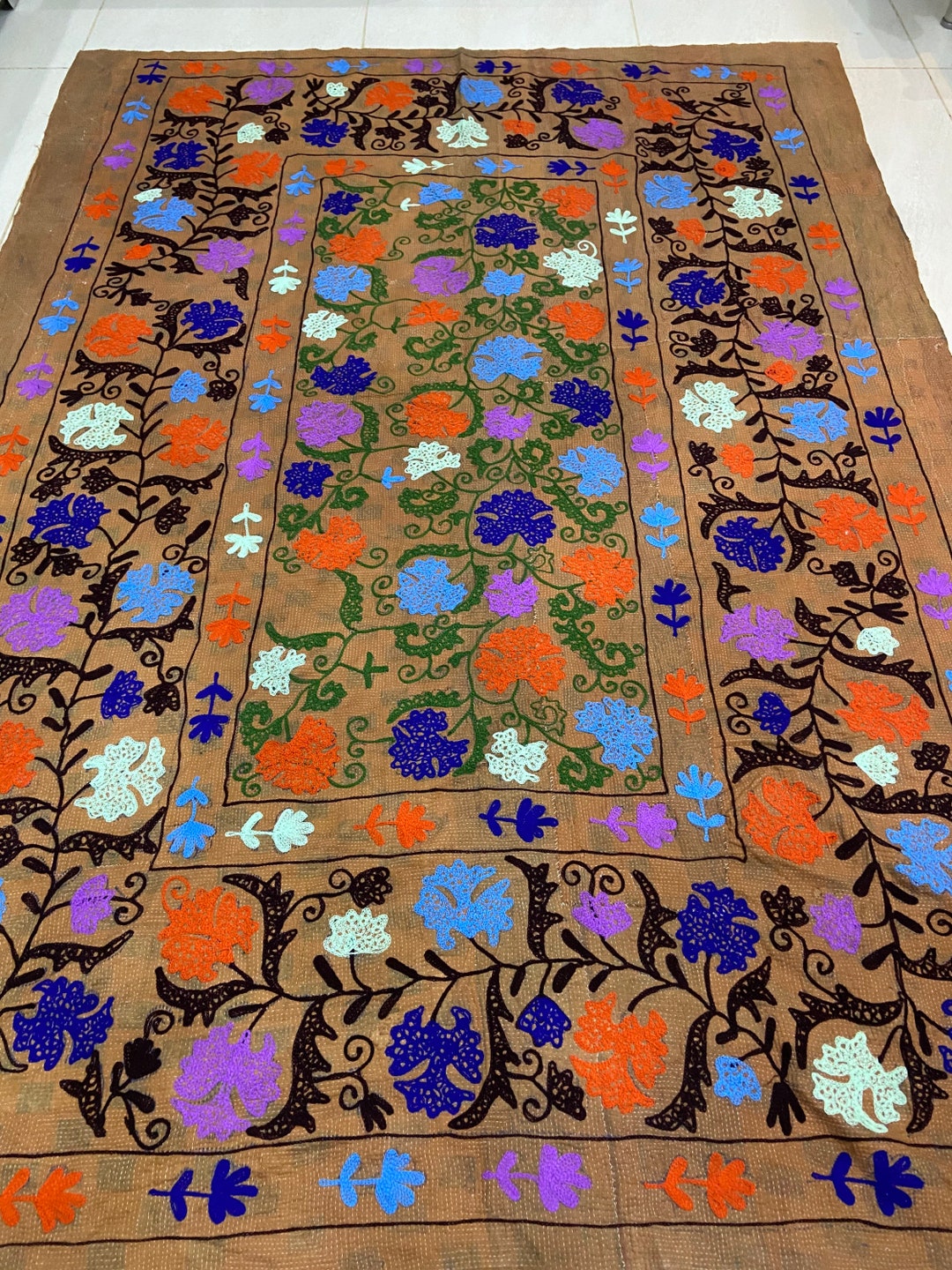 Exclusive Suzani Kantha Quilt Handmade Throw,homedecor,uzbekistan ...