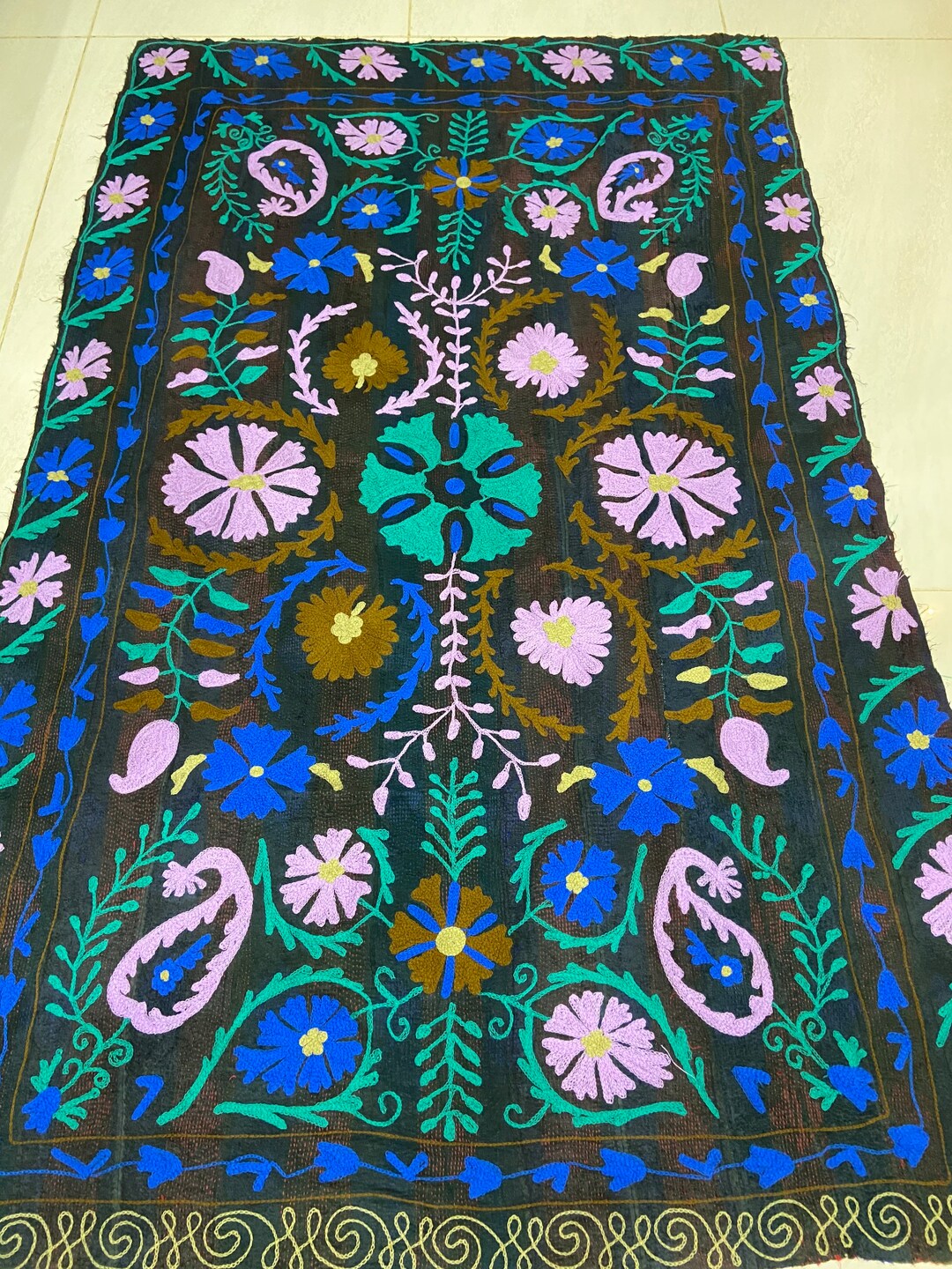 Exclusive Suzani Kantha Quilt Handmade Throw,homedecor,uzbekistan ...