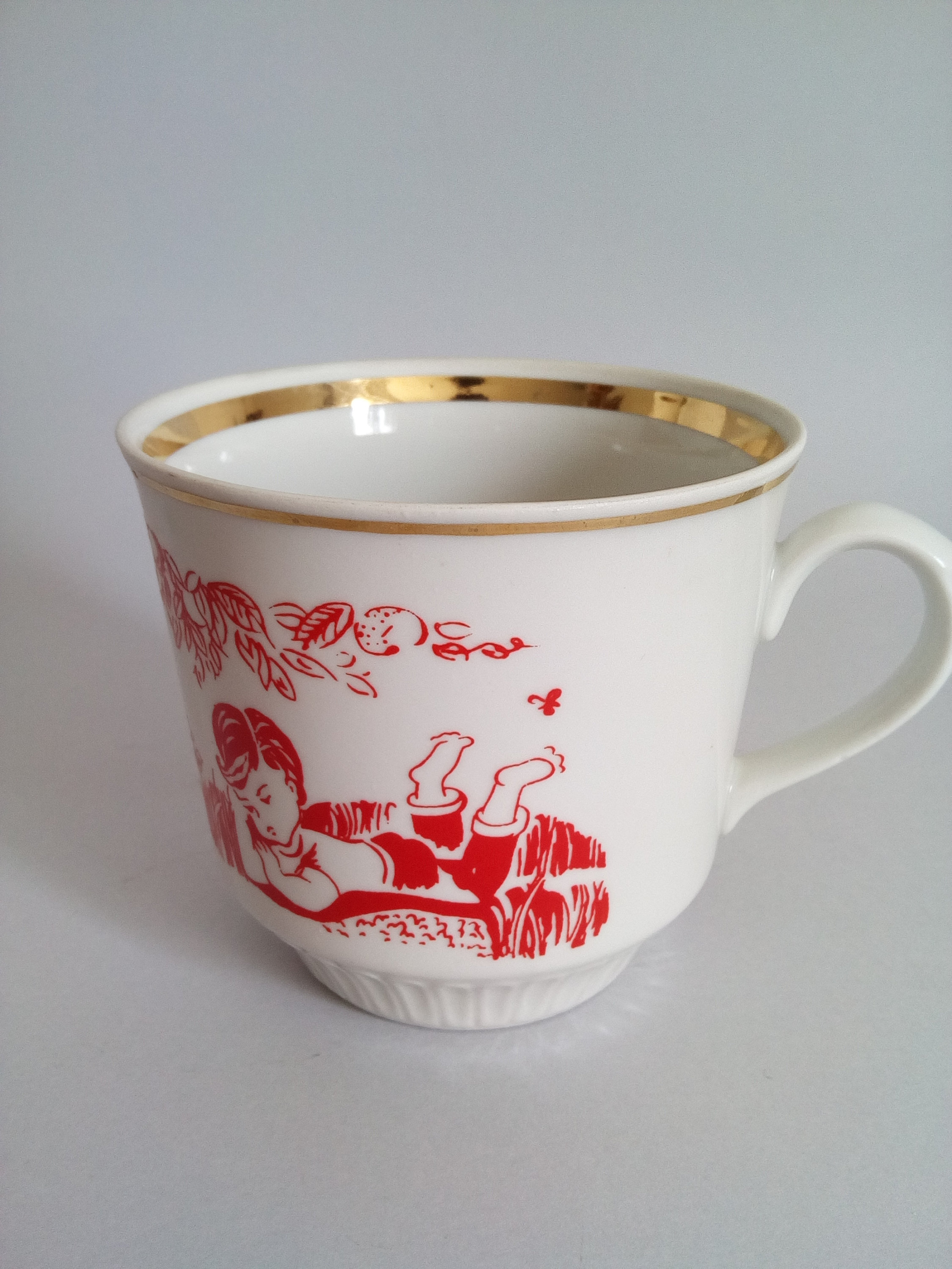 Large Mugvintage Russian Dulevo Mugporcelain Mug1950s - Etsy UK