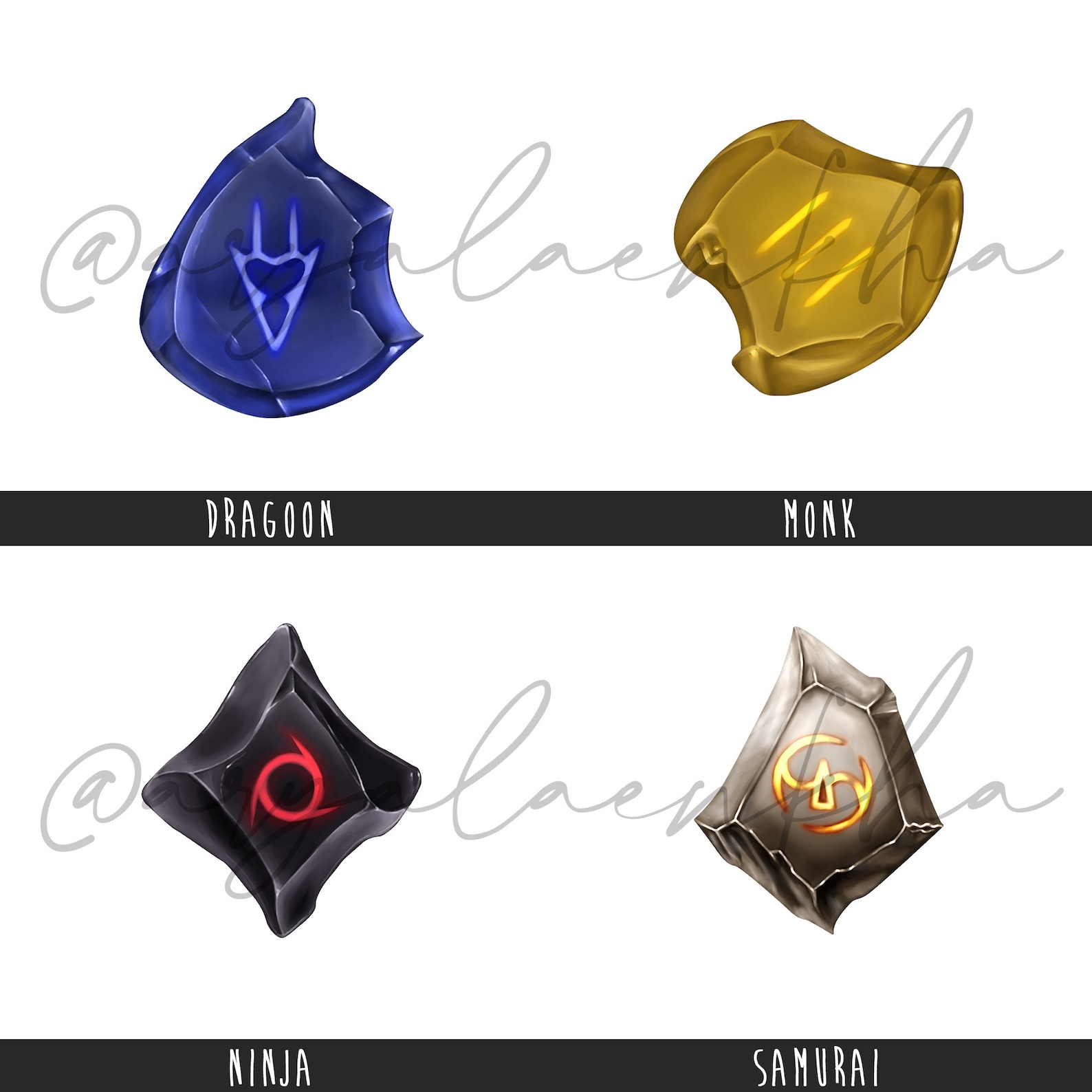 FFXIV Soul Crystals Magnet - Etsy