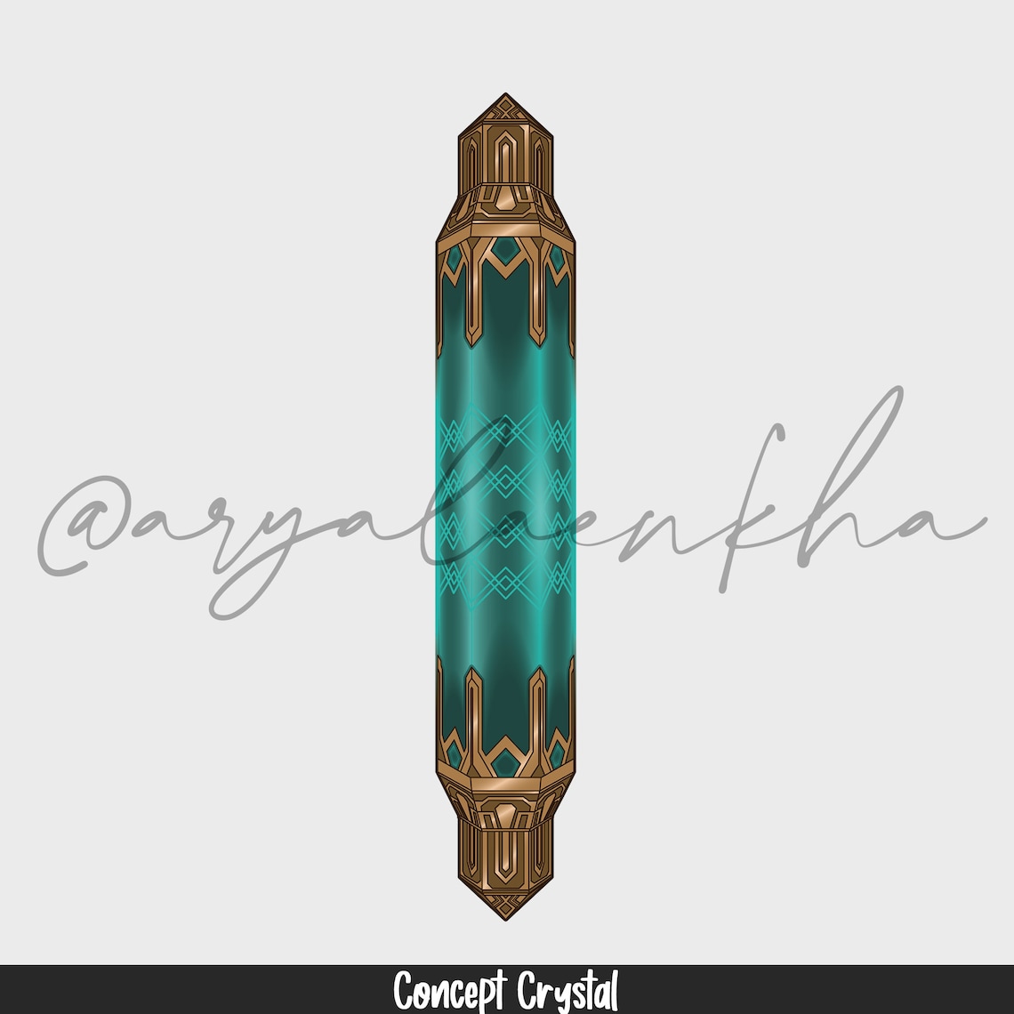 FFXIV Ancient Concept Crystal Acrylic Holographic Phone Charms - Etsy