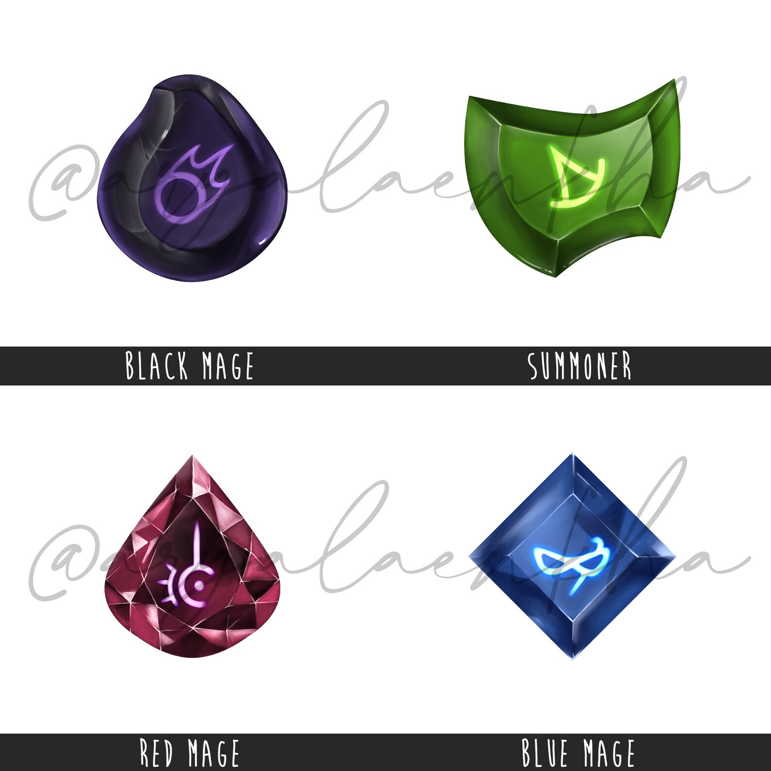 FFXIV Soul Crystals Magnet - Etsy