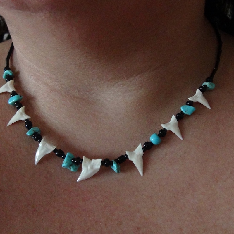 Shark Tooth Choker - Etsy