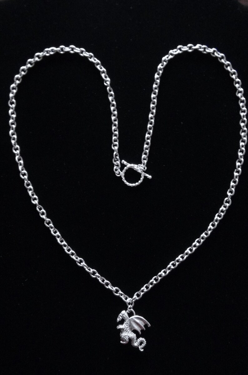 Unisex Dragon Chain Necklace - Etsy