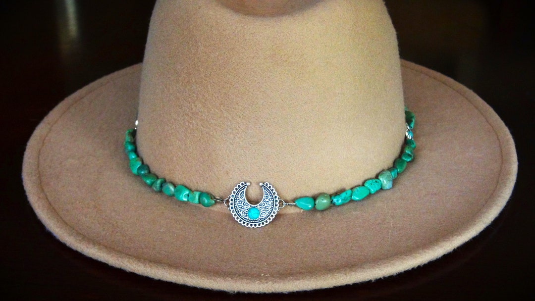 Glamorous Artisan Gemstone and Pearl Hat Bands - Etsy