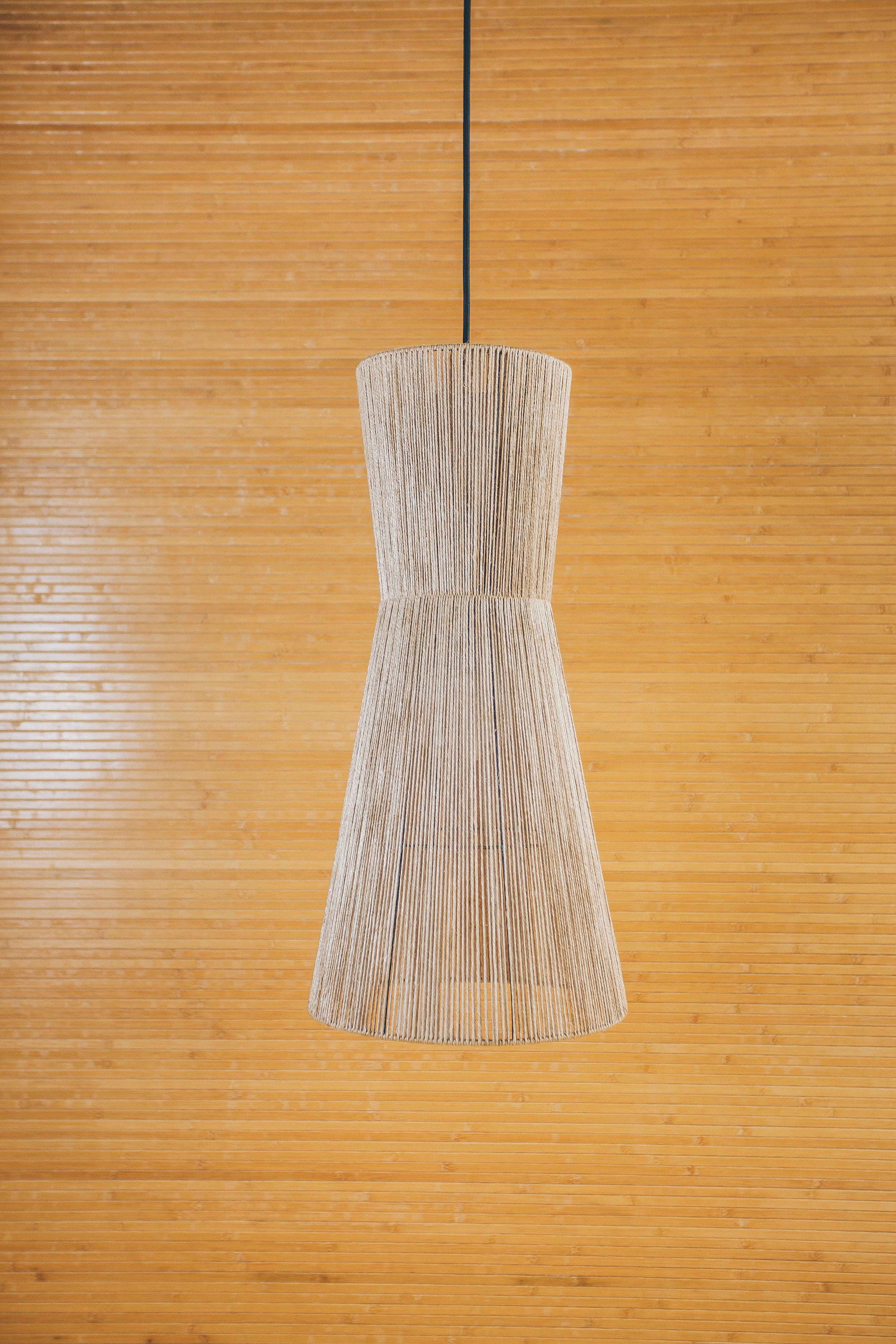 Rope Light Hanging Lights Farmhouse Chandelier Macrame Lamp | Etsy