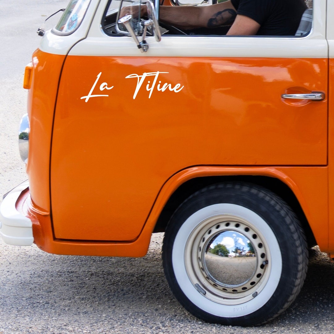 Personalized Name Van Camper Sticker Sticker for Car Van Camper Van ...