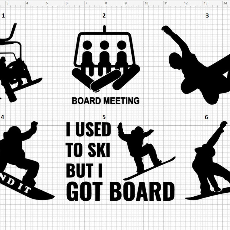 Snowboard Stickers - Etsy