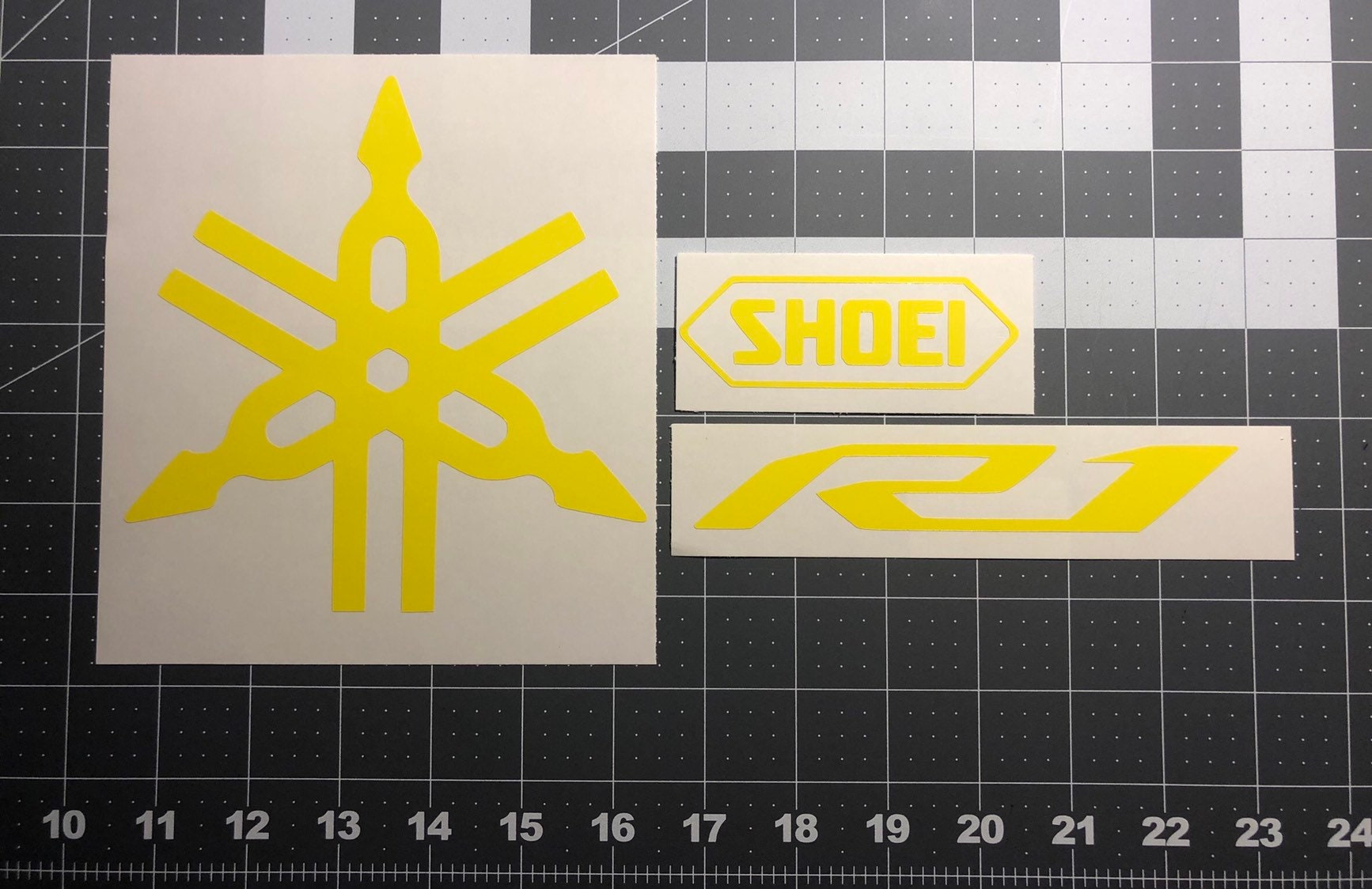 Yamaha Logo Vinyl Decal R6 R1 R1M YZF R3 YZF - Etsy UK