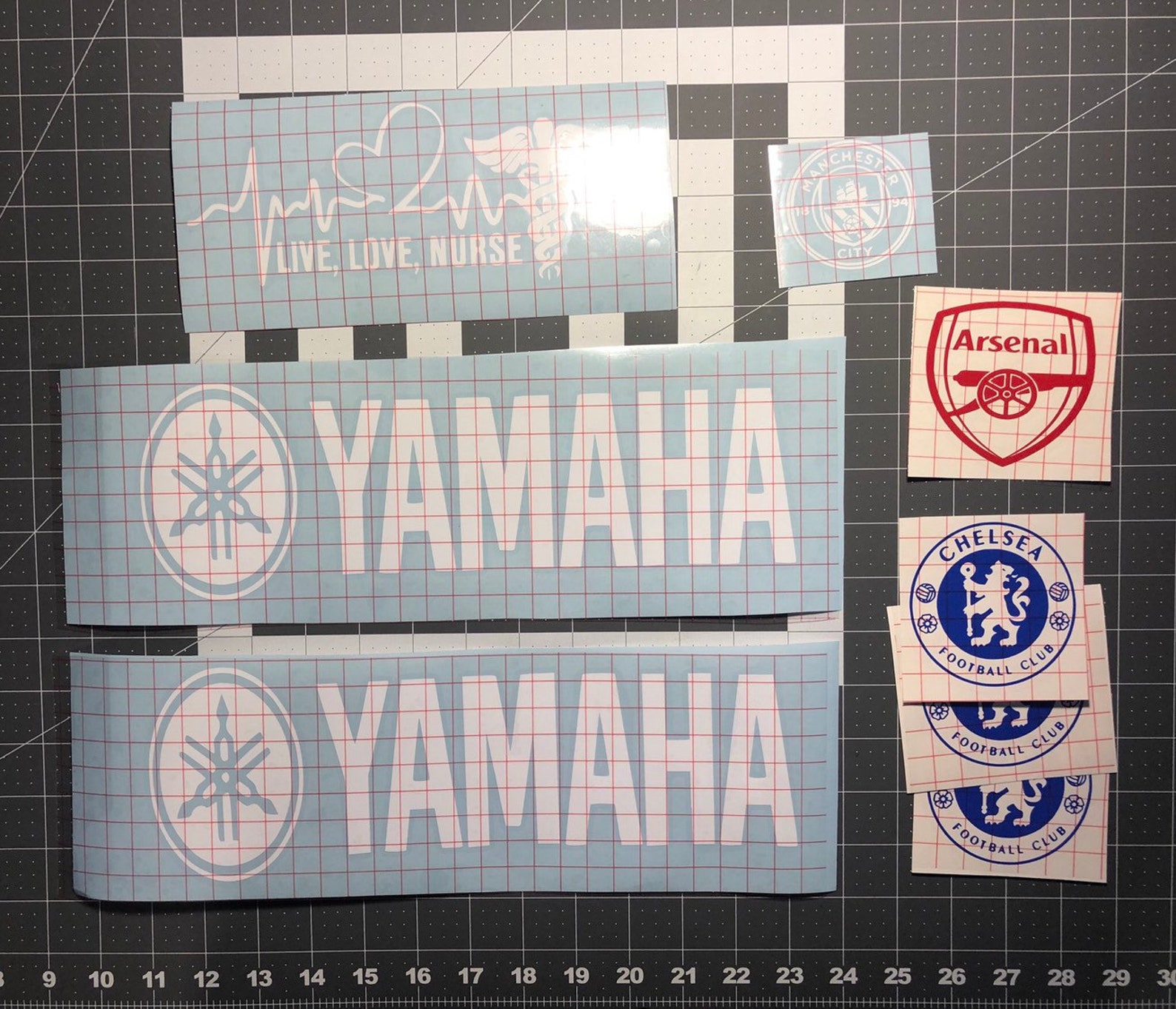 Yamaha Logo Vinyl Decal R6 R1 R1M YZF R3 YZF - Etsy UK