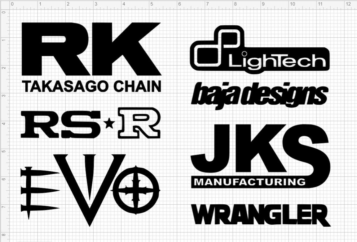 Sponsor Decals RK Takasago Chain Rsr EVO Lightech | Etsy
