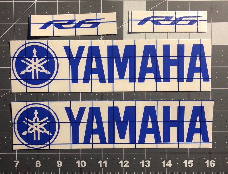 Yamaha Logo Vinyl Decal R6 R1 R1M YZF R3 YZF | Etsy UK