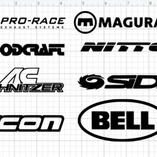 Race Car Sponsor Decals - Etsy