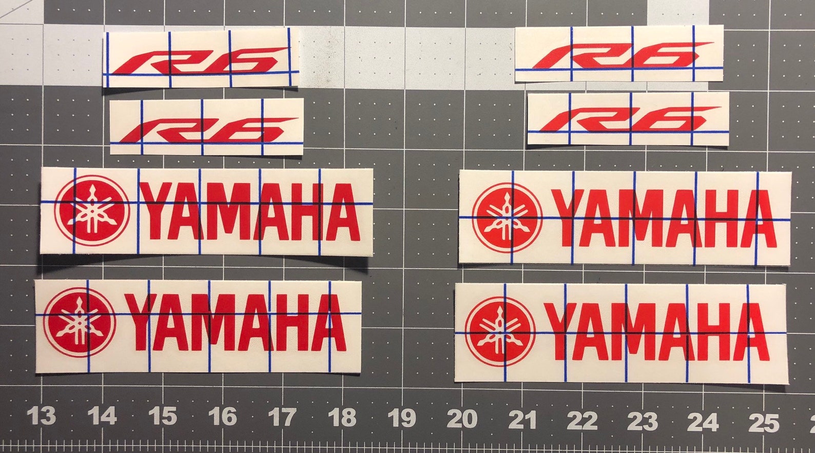 Yamaha Logo Vinyl Decal R6 R1 R1M YZF R3 YZF - Etsy UK